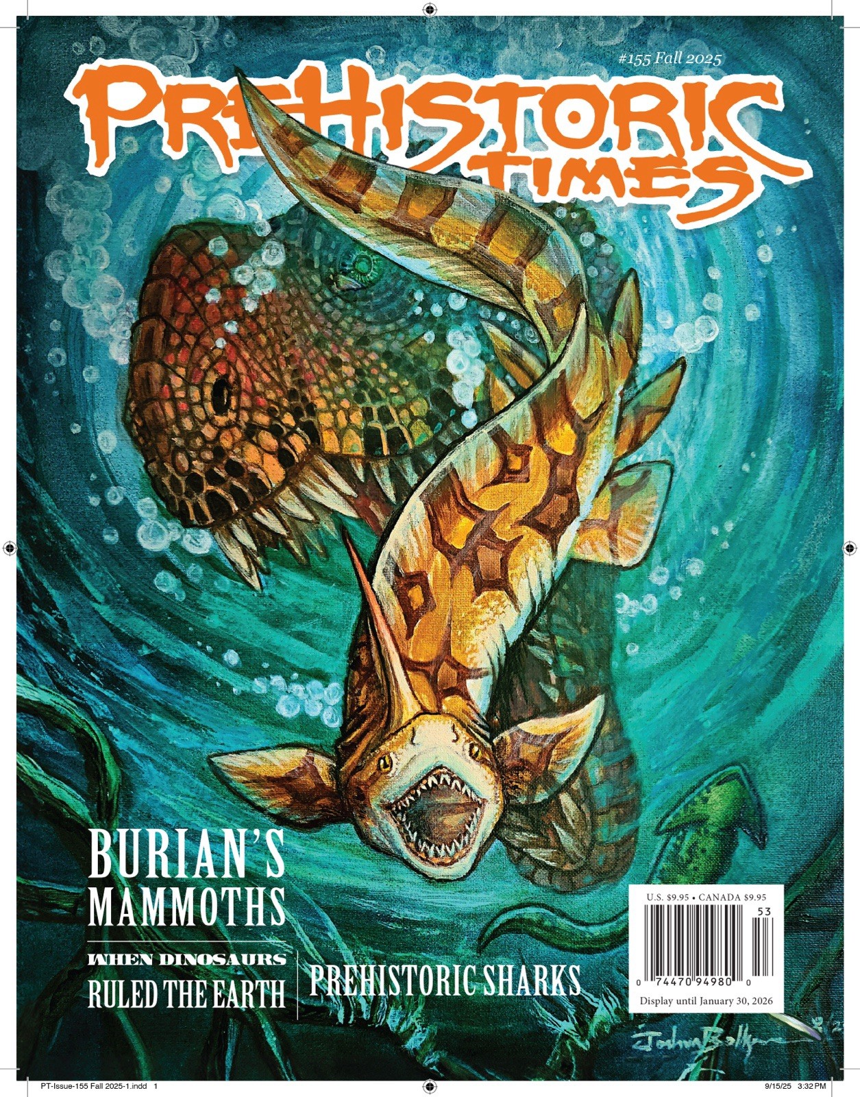NEW #155 Issue Prehistoric Times dinosaur magazine PT Fall 2025 mint ...