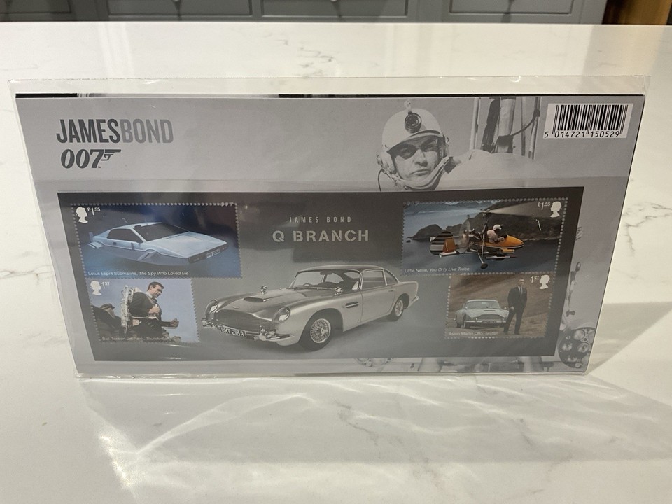 James Bond 007 Royal Mail Stamps – Q Branch Mint Pack + No Time To Die ...
