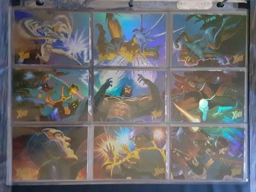 1996 Marvel Fleer Ultra X-Men Wolverine Complete 9 Card Holoflash ...