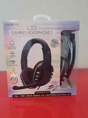 GamePro LED Gaming Headphones | eBay