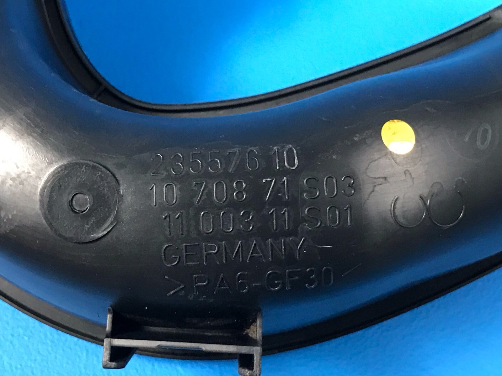 12-17 BMW F06 F12 F13 640I PASSENGER SIDE LOWER TURBOCHARGER AIR DUCT ...