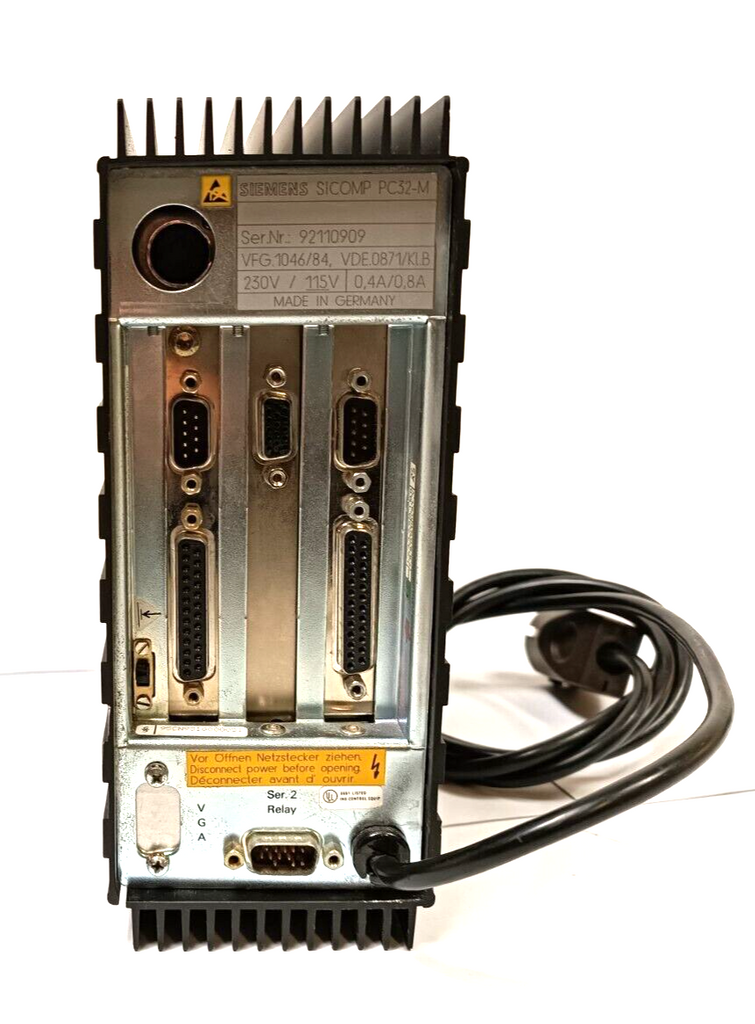 SIEMENS SICOMP PC32-M VFG.1046/84 VDE.0871/Kl.B 230V / 115V 0,4A / 0,8A ...