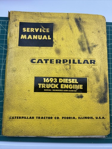 CAT CATERPILLAR 1693 Diesel Engine Repair Shop Service Manual 65B. C15 ...