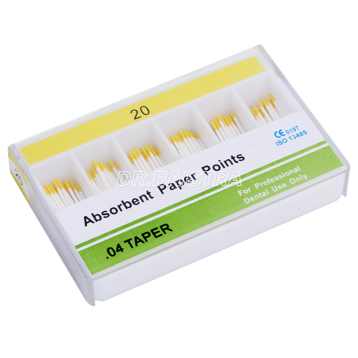 Dental Endo Absorbent Paper Points Color Coded Taper 02/.04/.06 #15-40 ...