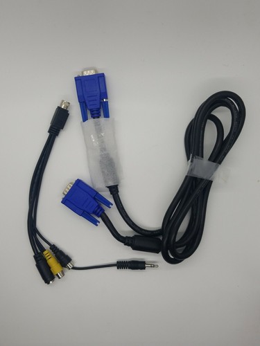 15 PIN SVGA VGA Monitor M 2 M , plus 10 pin mini to S video, RCA ...