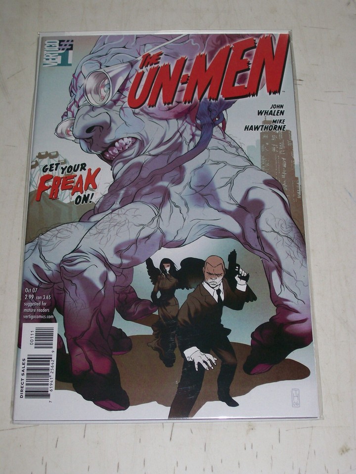 The Un-Men #1-13 Complete series DC Vertigo 2007 John Whalen Mike ...