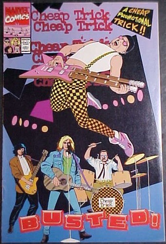 CHEAP TRICK: BUSTED! PROMOTIONAL COMIC! FN 1990 MARVEL COMICS | eBay