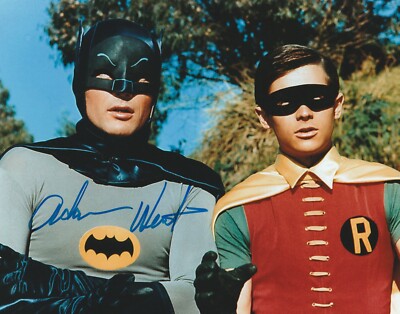 ADAM WEST BATMAN SIGNED 8X10 COLOR PHOTO AUTOGRAPH DC BRUCE WAYNE ...