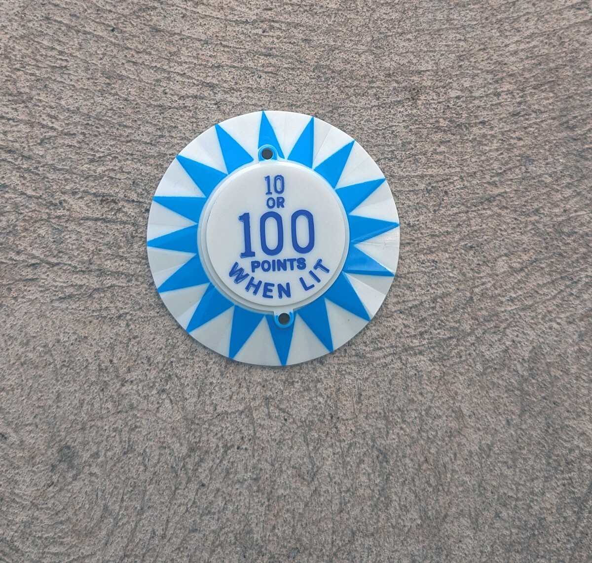 POP BUMPER CAP SUNBURST 10 or 100 Points When Lit B-B 3A-7187 | eBay