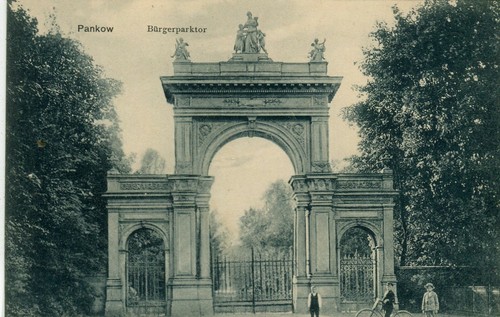 Germany AK Pankow Berlin - Burgerparktor 1907 Jew J. Goldiner published ...