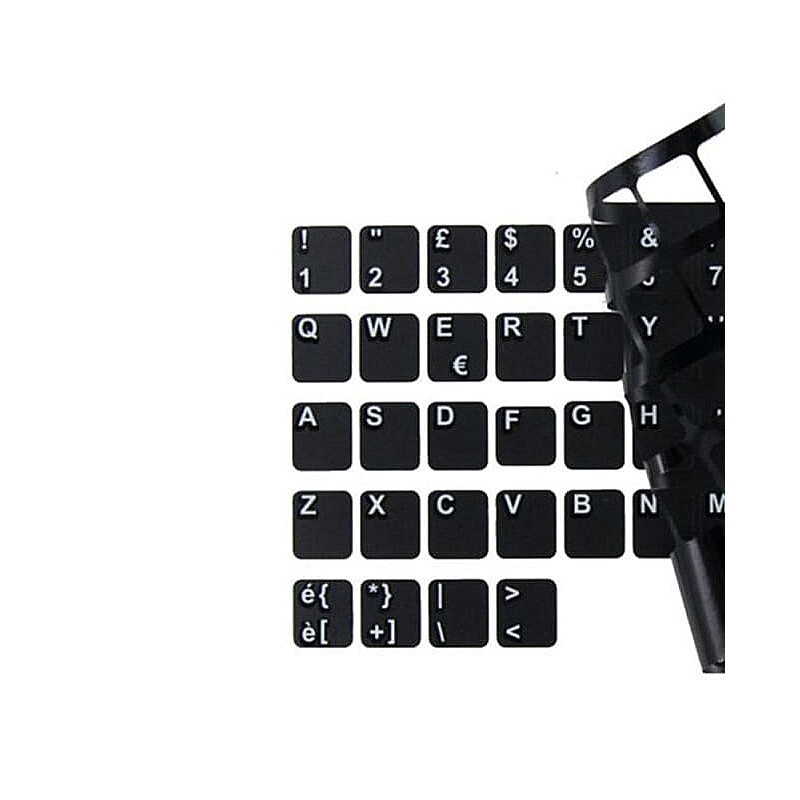Adhesives Keyboard Character Stickers For Italian Matt Quality' Top | eBay
