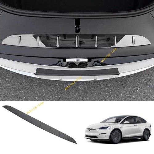 For 2016-2024 Tesla Model X Black titanium Front hood Sill Protector ...