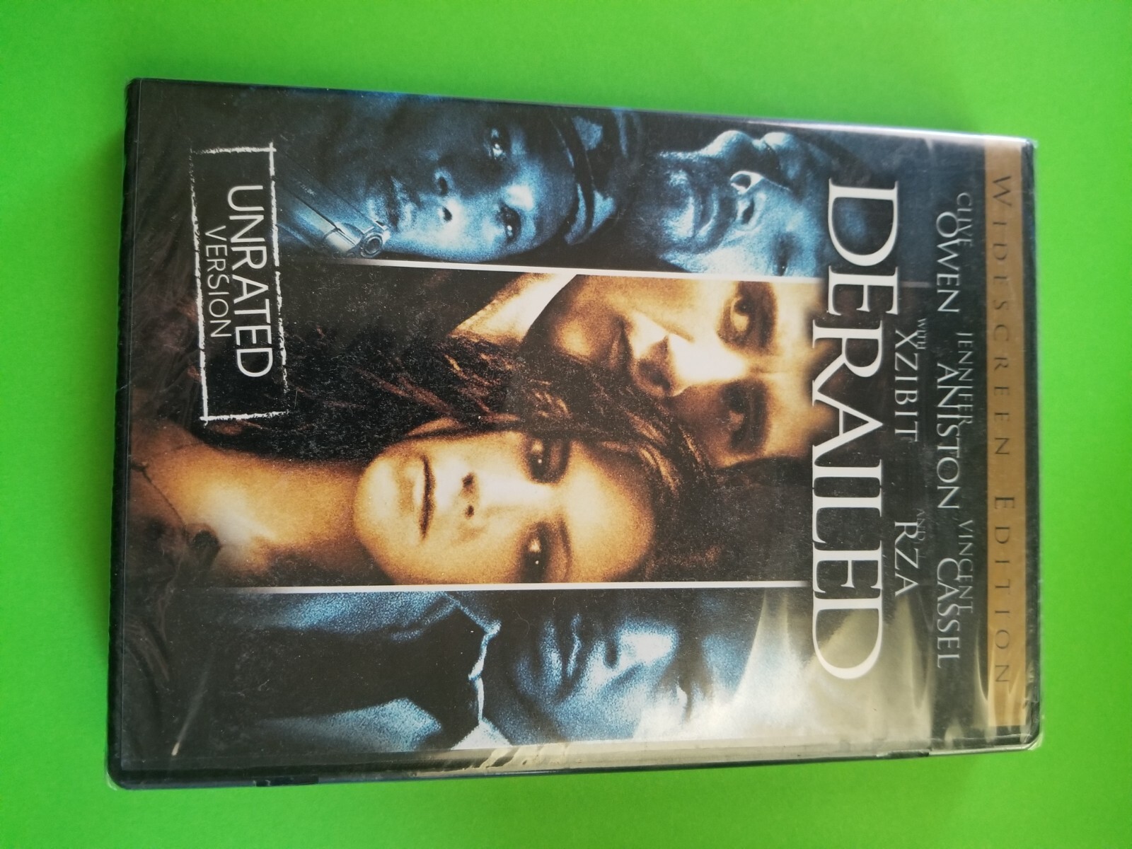 NEW - Derailed (DVD,2005 UNRATED) Clive Owen, Jennifer Aniston, XZIBIT ...
