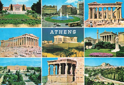 GREECE ATHENS POSTCARD SENT FROM GREECE | eBay