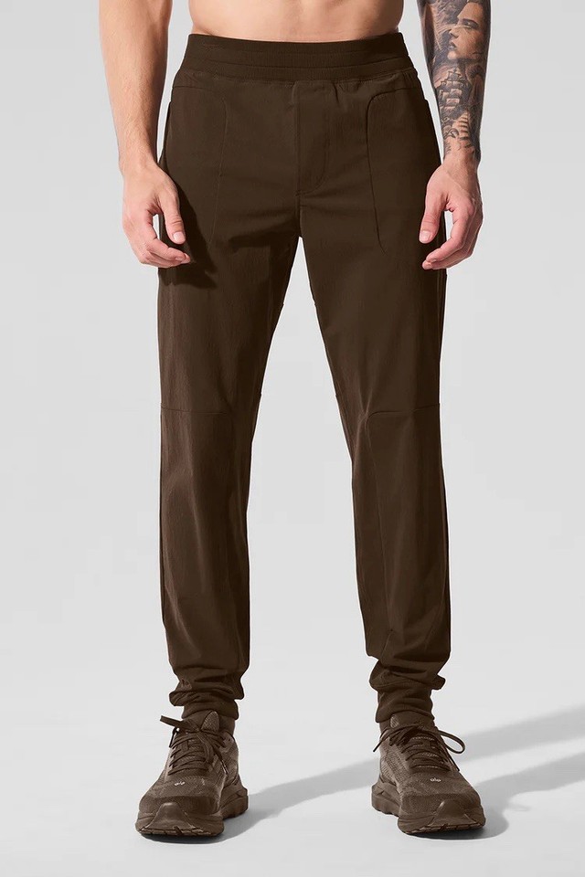 Alo Yoga Men’s Co Op Pant $138 MSRP Expresso Size Medium | eBay