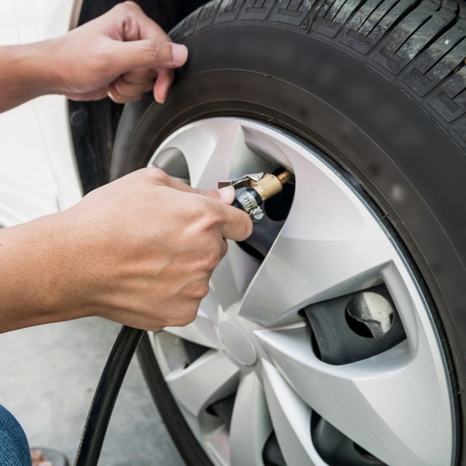 2 Pcs Tire Inflator Accessories Inflation Hose Extension Tube Adapter ...