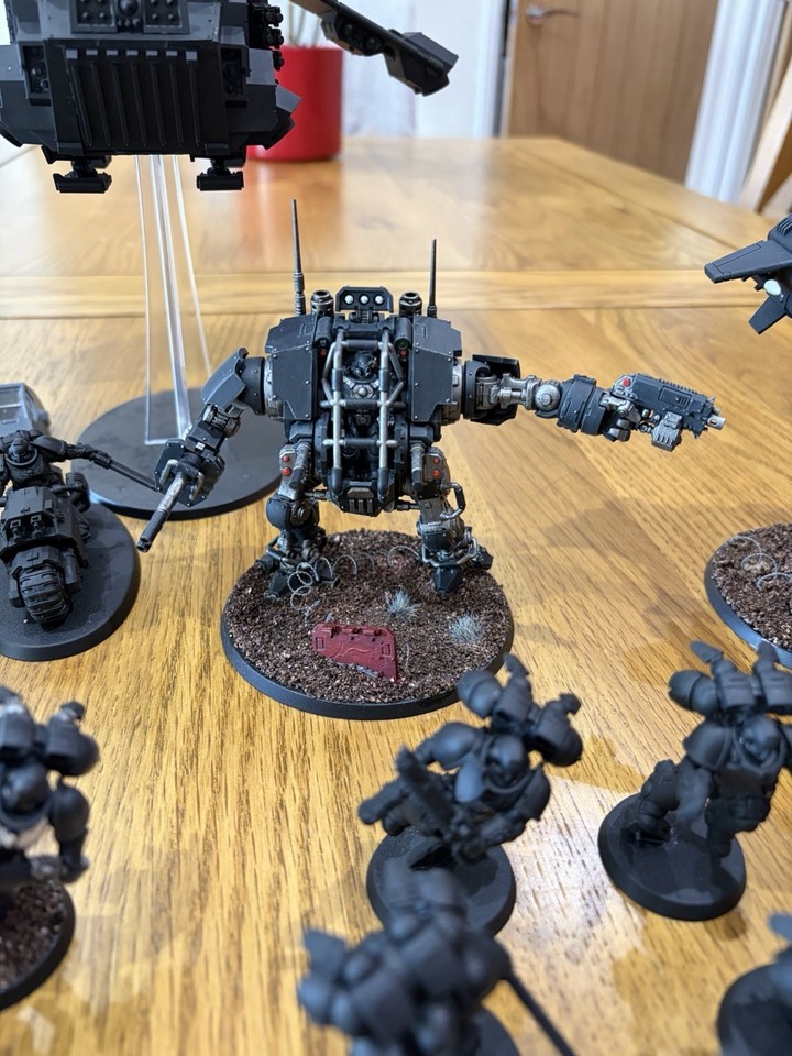 Warhammer 40K Raven Guard Army Over 3000 Points Worth Mostly Painted ...