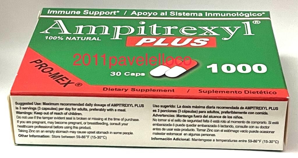 Ampitrexyl Plus 30 Caps * 1000 mg * Immune Support | eBay