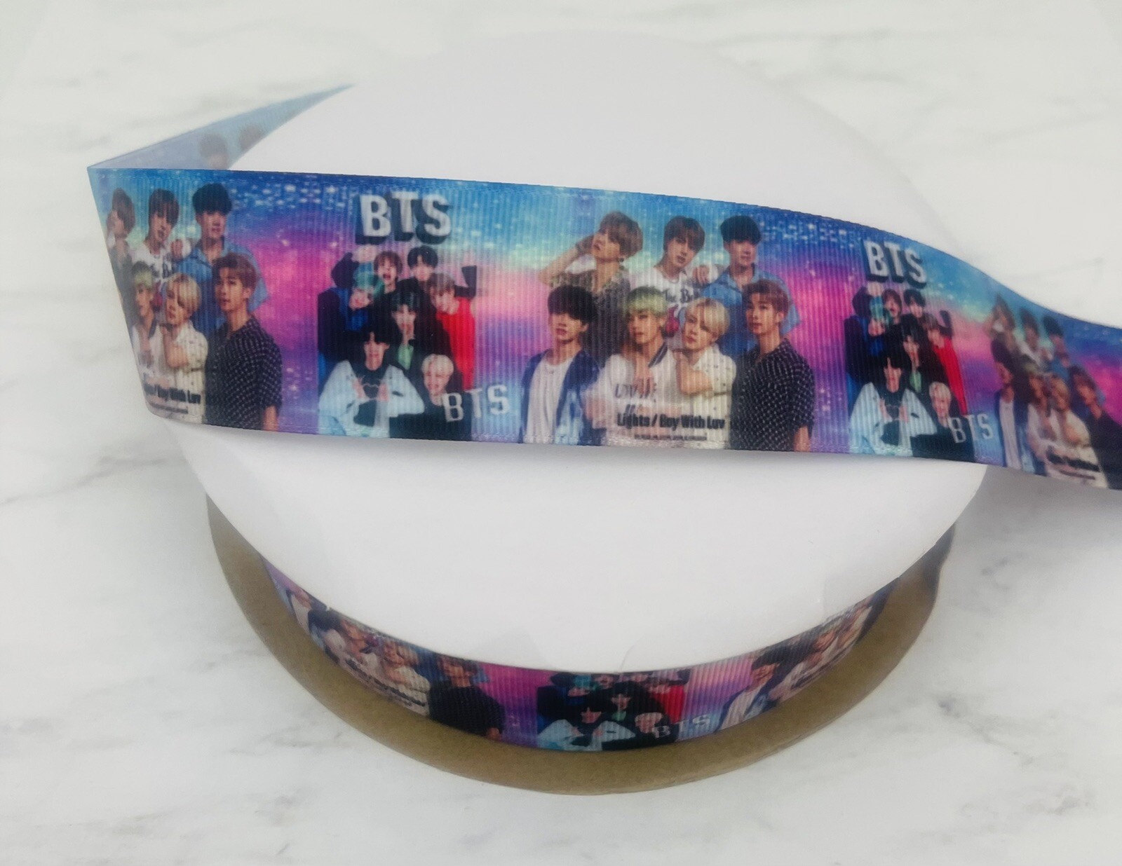 BTS Boy Band Grosgrain Ribbon Korean Boy Band 1.5” 2 Yards | eBay