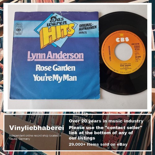 7" Single Lynn Anderson - Rose garden Vinyl Germany | eBay