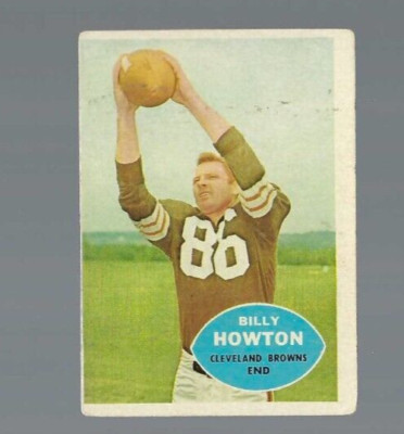 Billy Howton 1960 Topps Football Card #27 Cleveland Browns | eBay
