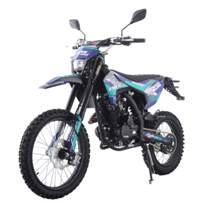 X-PRO Storm DLX 250 Dirt Bike with All LED Lights, 5-Speed Manual ...