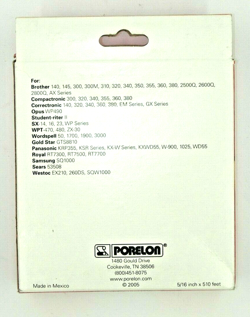 Brother AX10 Typewriter Ribbon Correctable | eBay