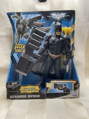 Mattel Batman Dark Knight Rises Ultra Hero Batman Figure w/ EMP Blaster ...