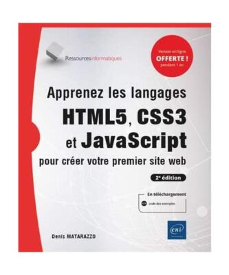 Apprenez les langages HTML5, CSS3 et JavaScript pour créer votre premier site w | eBay