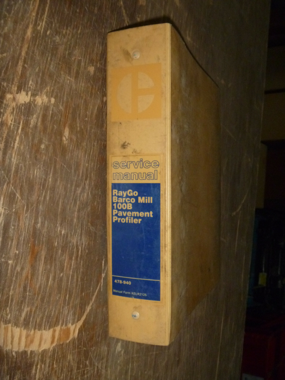 CAT Caterpillar RayGo Barco Mill 100B Pavement Profiler Service Repair ...