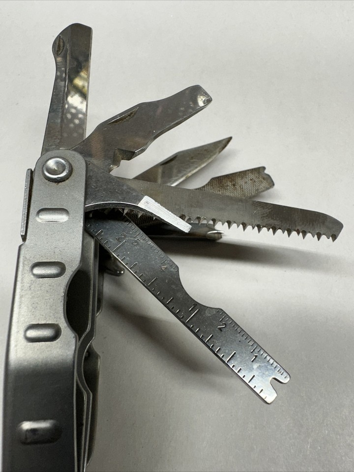 USED Schrade Tough multi tool folding pliers Made in USA All in one | eBay