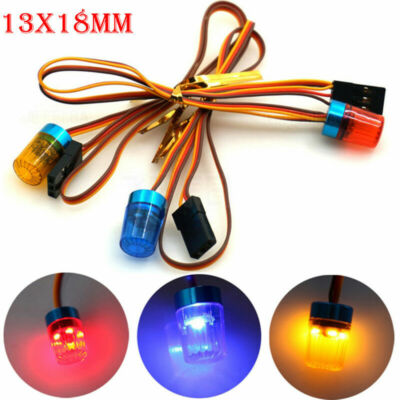 Police Flash Bright LED Light 13MM 5 Modes 360° Rotation for 1/10 Scale ...