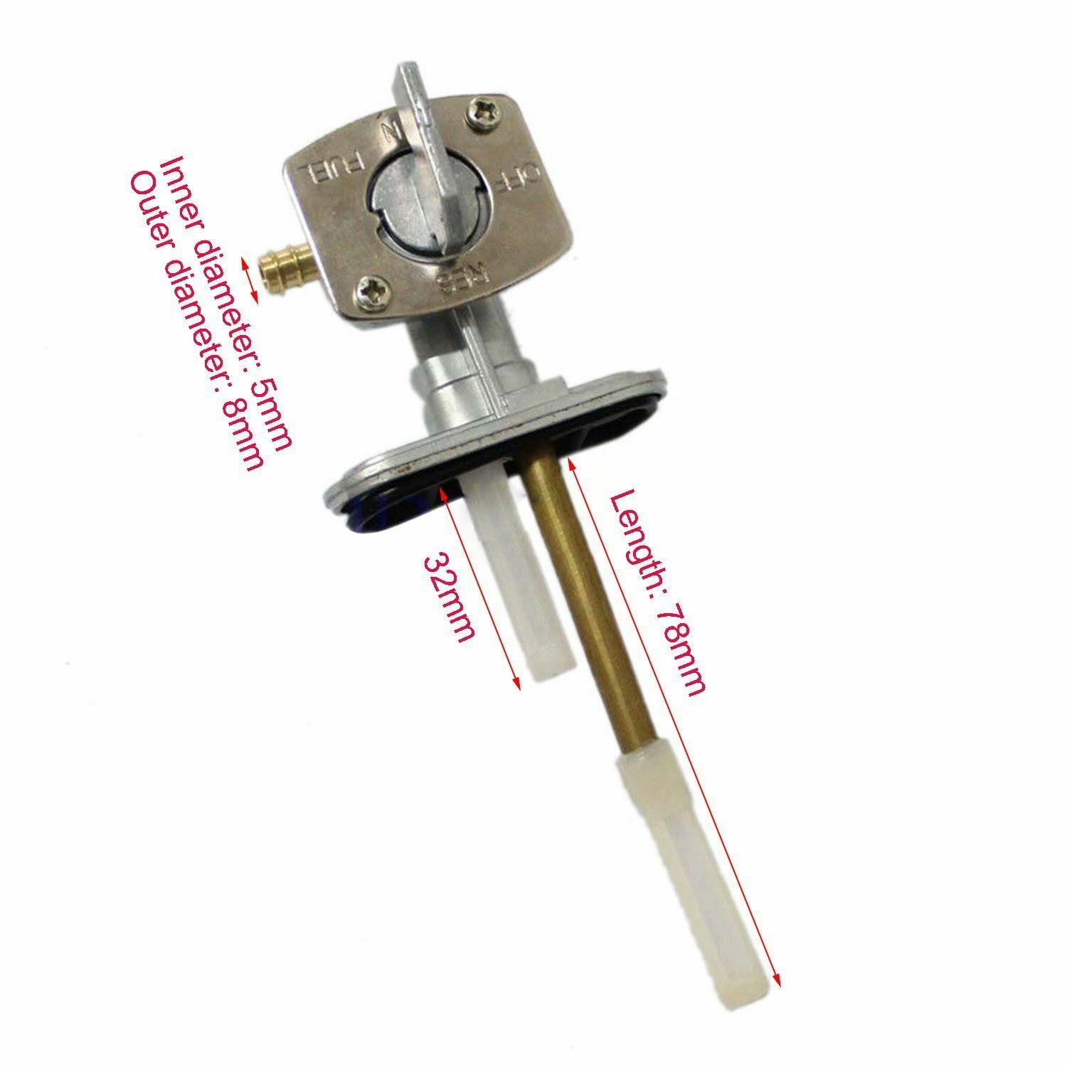 Fuel Petcock ASSEMBLY For Yamaha Motorcycles / Dirt Bikes 1984-2008 ...