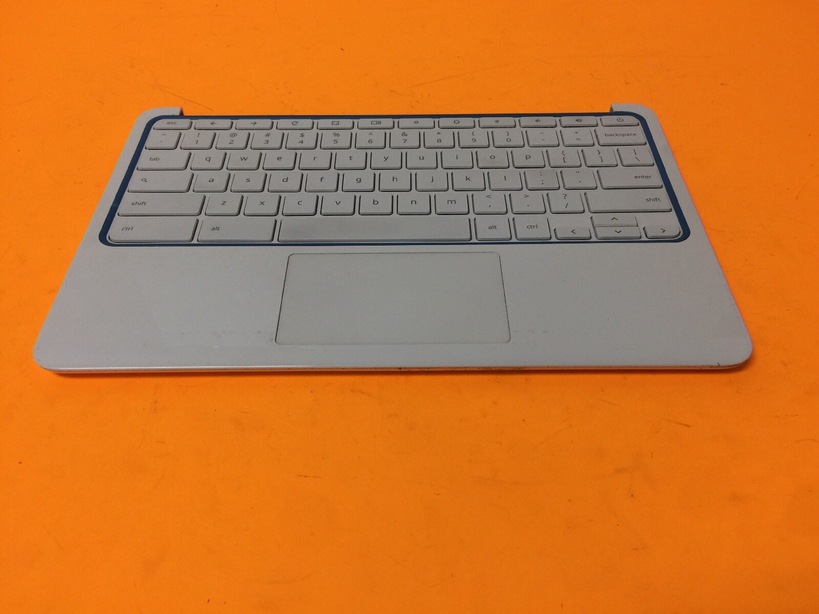 HP Chromebook 11 CB2 11.6 Palmrest w/ Touchpad Cover White 360C1TATN00 ...