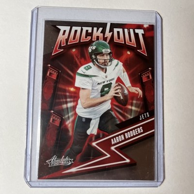 2023 Panini Absolute #15 Aaron Rodgers Rock Out New York Jets | eBay