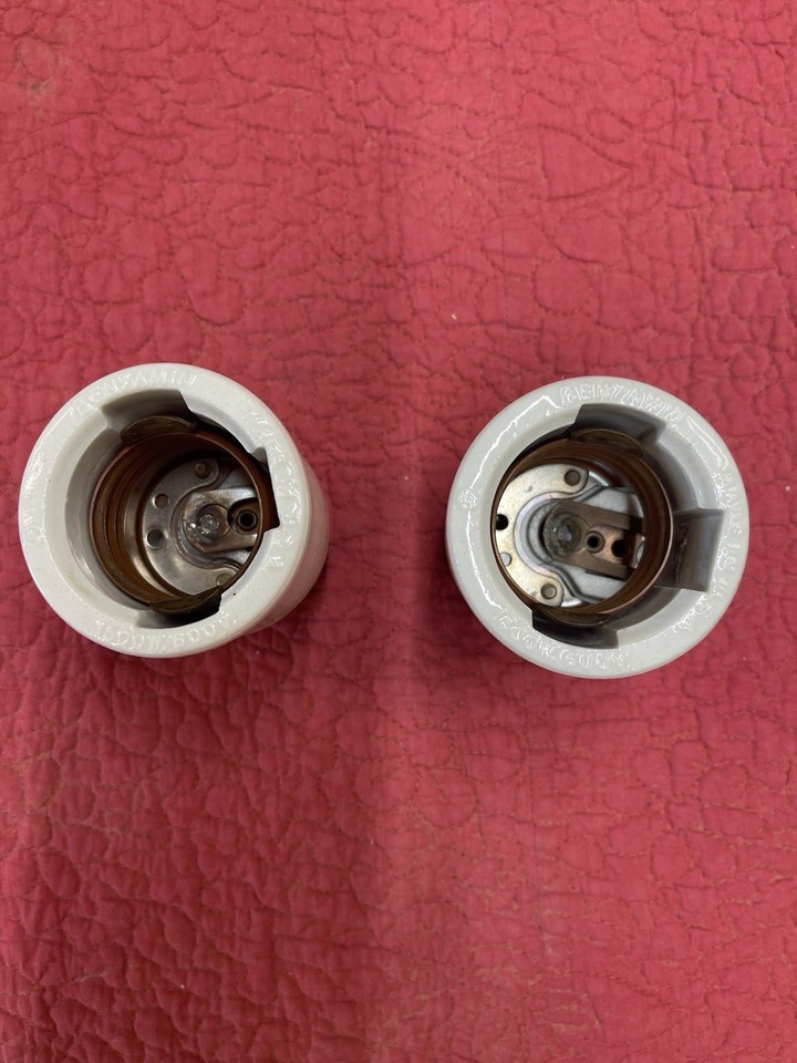 Vintage 1950’s Benjamin Mogul Light Sockets Barn/Gas/ Service Station ...