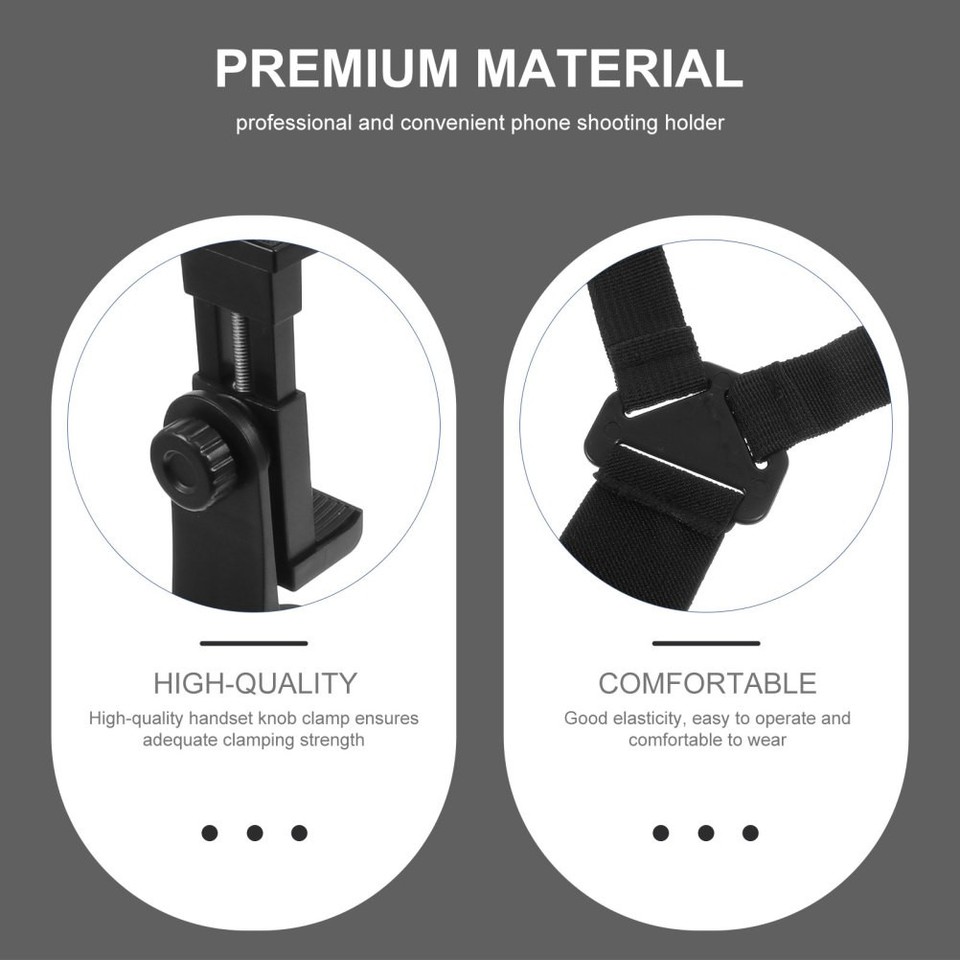 Head Camera Mount Action Bracket -mounted Phone Cellphone Support ...