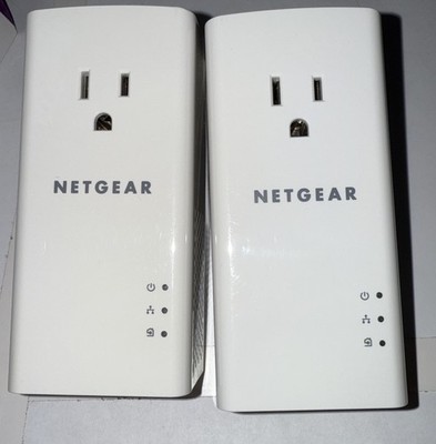 NETGEAR Powerline 1200 PLP1200 Gigabit Ethernet Adapter Kit Extra ...