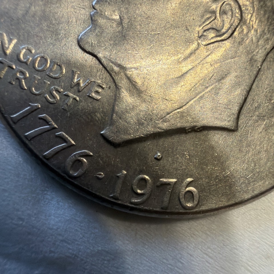 1776-1976 D Eisenhower Liberty Bell Moon TYPE 1 One Dollar US ...