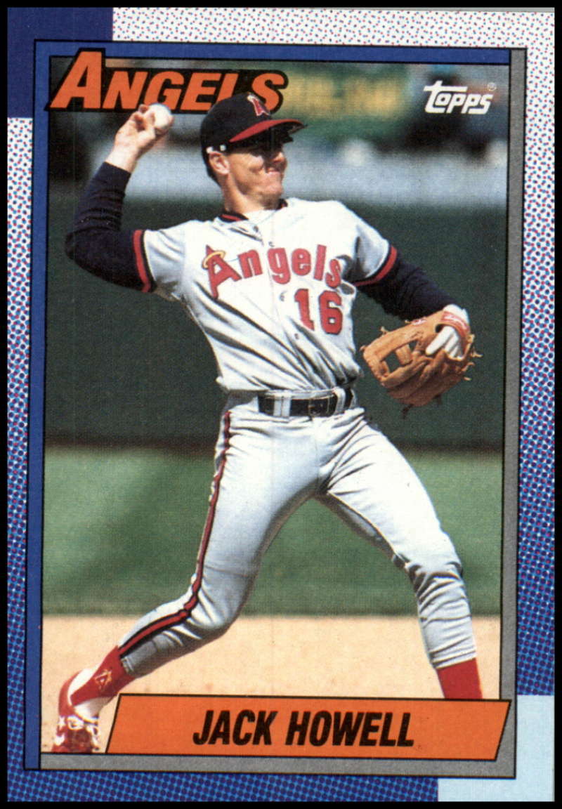 1990 Topps #547 Jack Howell Angels | eBay