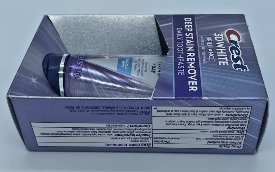 Crest 3D White Deep Stain Remover Daily Toothpaste Dazzling Mint ...