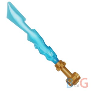 LEGO Ninjago Lightening ELEMENTAL BLADE Jay Minifig Blue Sword Weapon ...