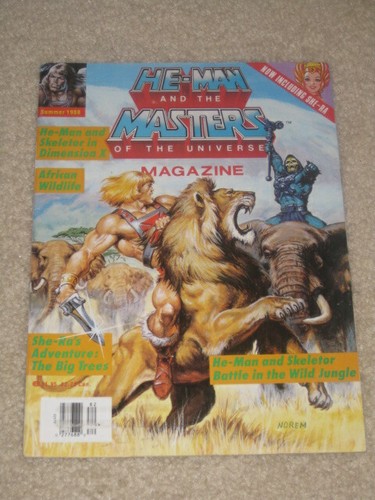 He-Man Masters of the Universe Magazine Summer 1988 (RARE) With Poster ...