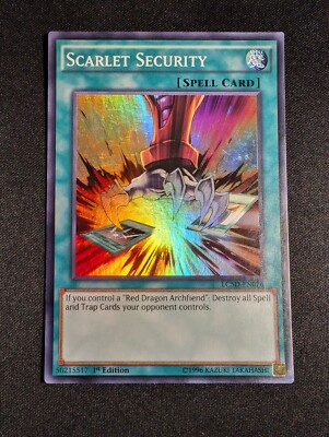 Yugioh - Scarlet Security LC5D-EN076 1st Edition Super Rare NM | eBay