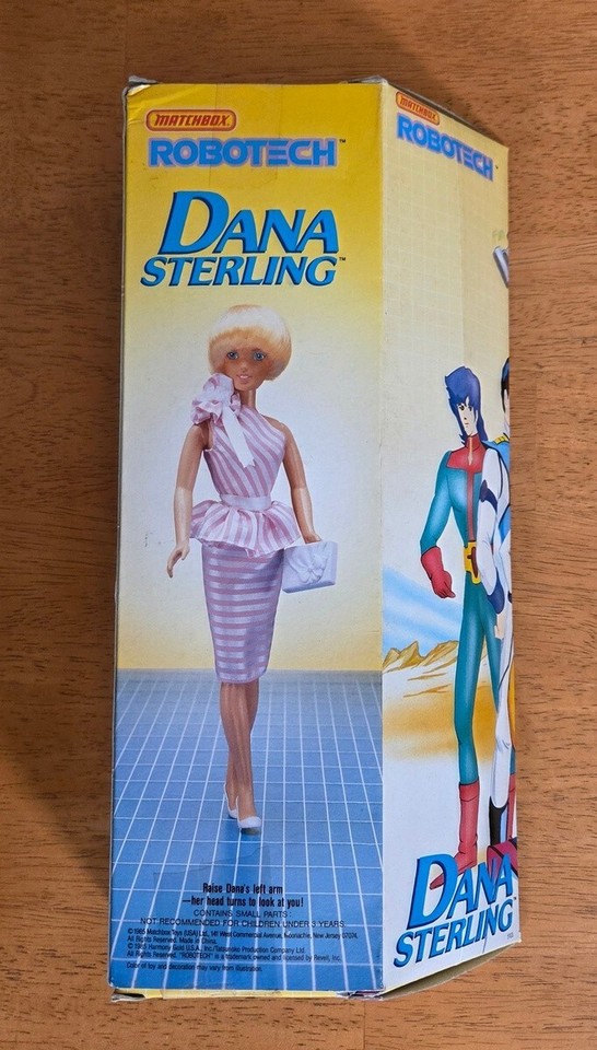 New Robotech Dana Sterling 11-1/2" Action Figure Doll 1985 Matchbox ...
