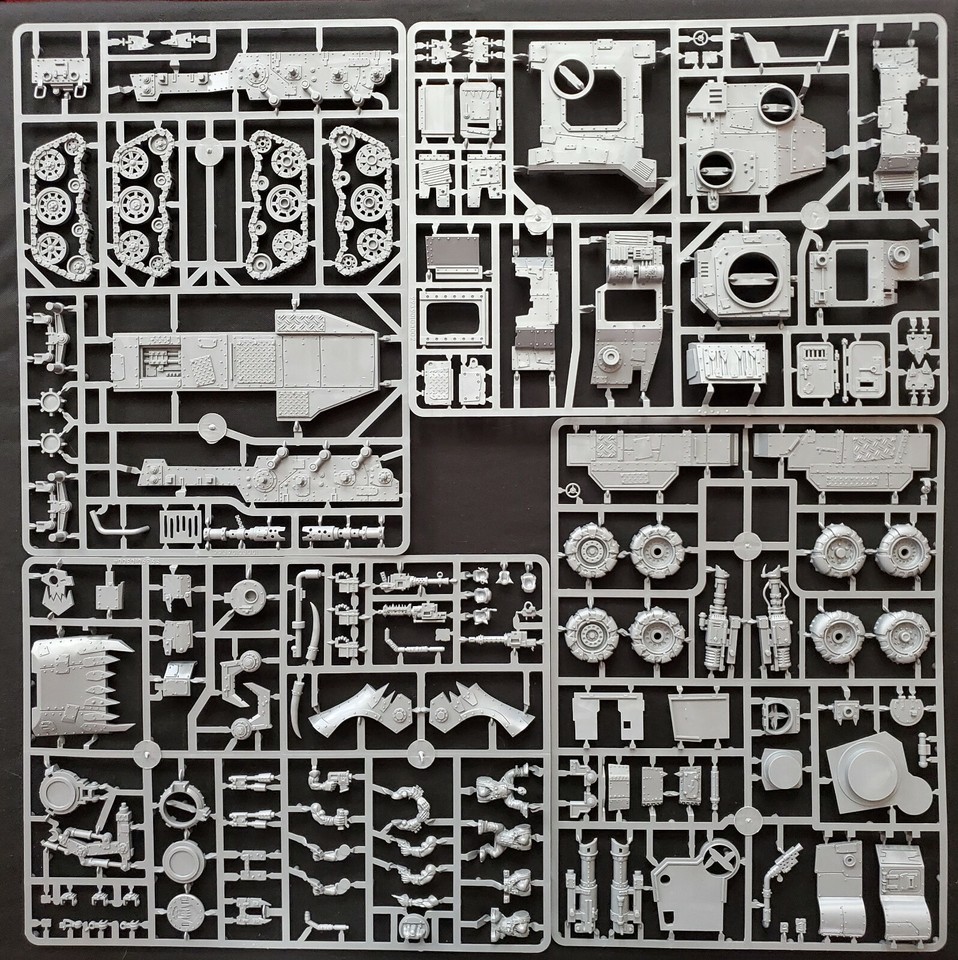 Orks Battlewagon NO BOX or Deff Rolla Upgrade Sprue Warhammer 40K ...