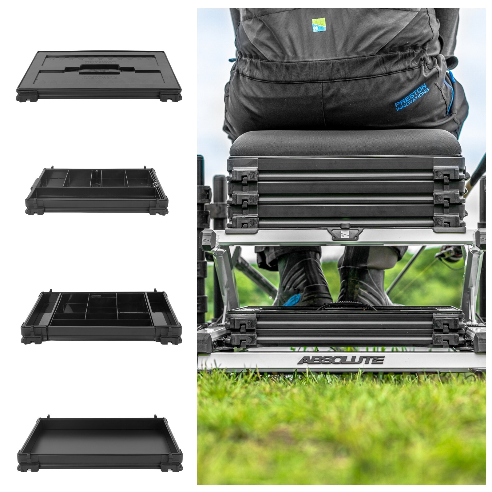 PRESTON INNOVATIONS ABSOLUTE SEATBOX MAG LOK DRAWER TRAY UNITS - CHOOSE ...