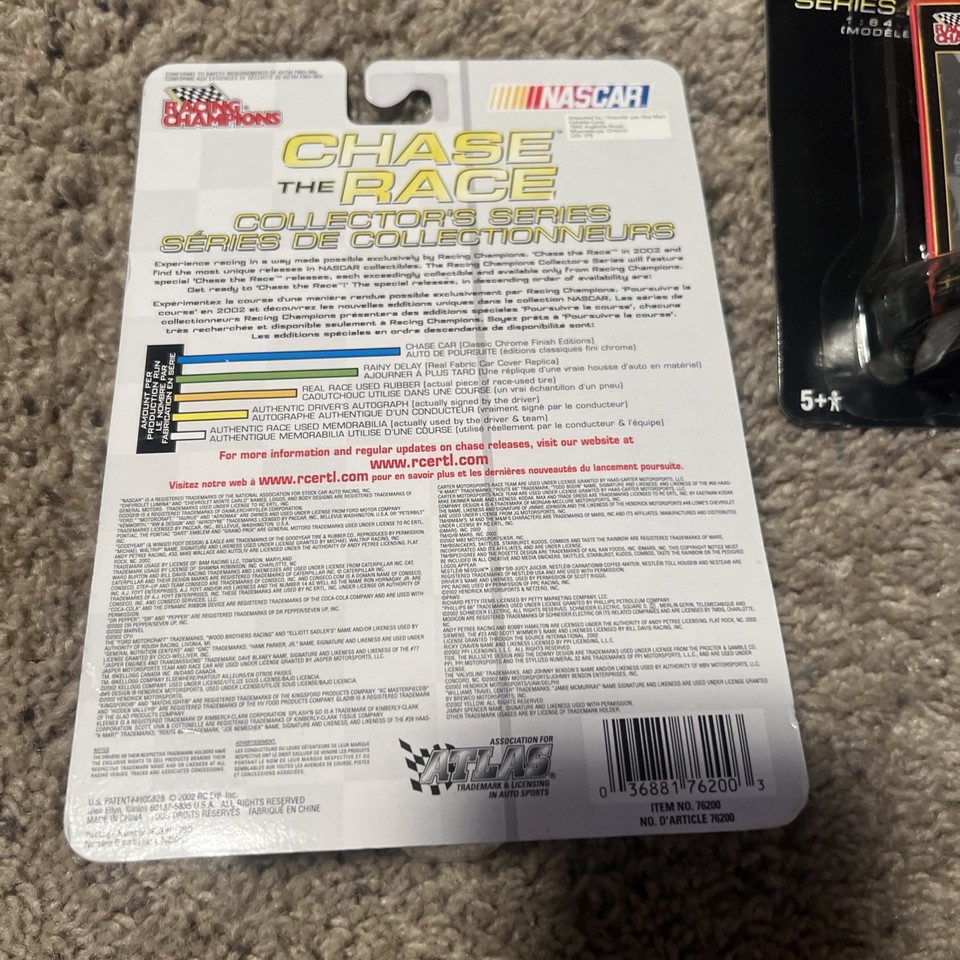 2001 Racing Champions Chase The Race #36 Ken Schrader 1/64 Diecast NIB ...