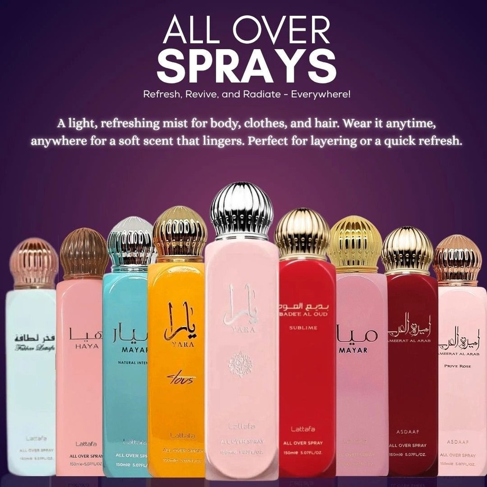 Ameerat Al Arab All Over Spray 150ml (5.07 oz) by Asdaaf | eBay