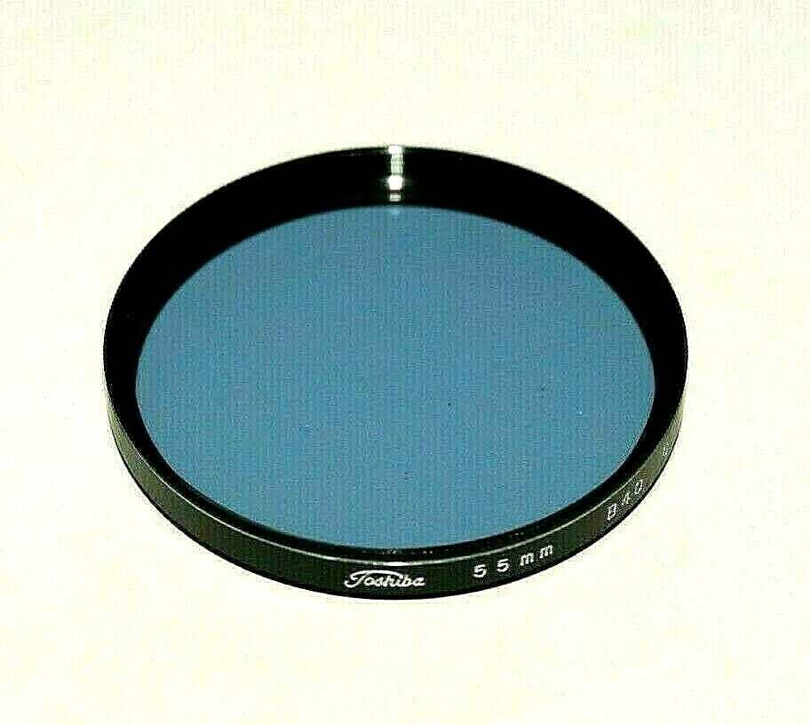 Toshiba 55mm B40 C. Lens Filter With Case | eBay